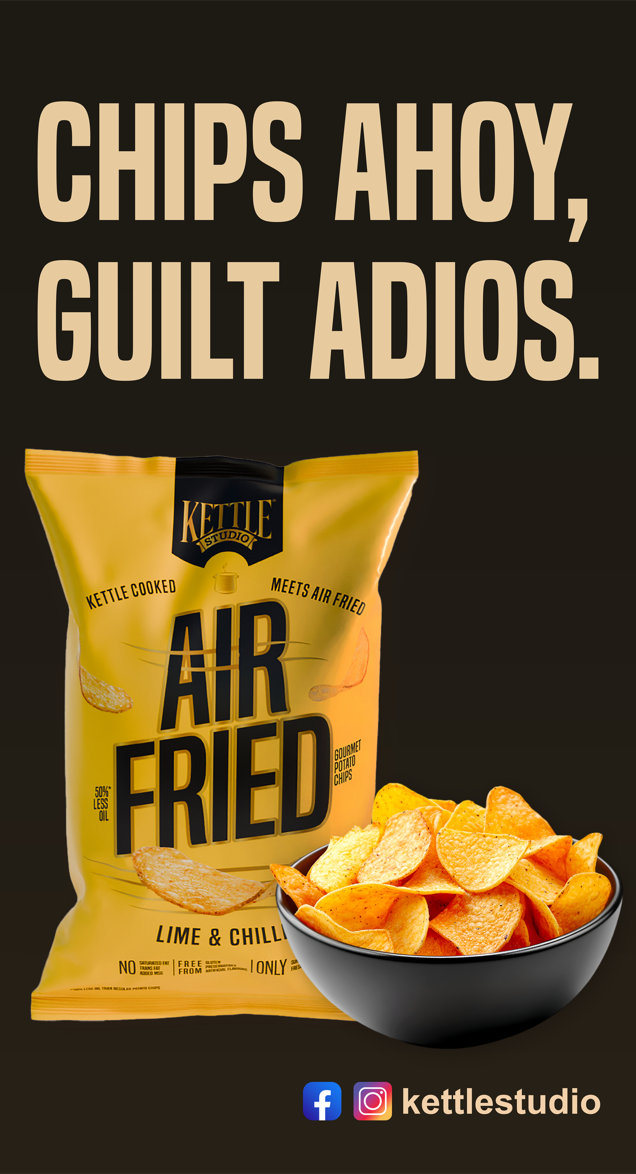 Kettle Studio - Thick-Cut, Slow-Cooked Kettle Chips